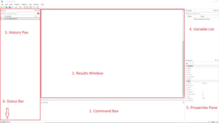Introduction to Stata Interface | The Data Hall
