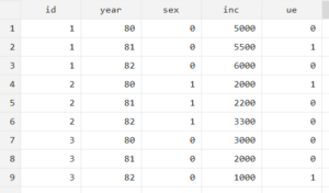 How to Reshape Data from Long to Wide form in Stata | The Data Hall