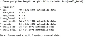 Data Frames in Stata | Store Multiple Datasets in Stata Memory