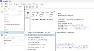 Using Putexcel to Export Stata results into Excel | The Data Hall