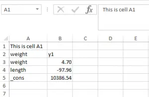 Export Stata output to Excel | The Data Hall