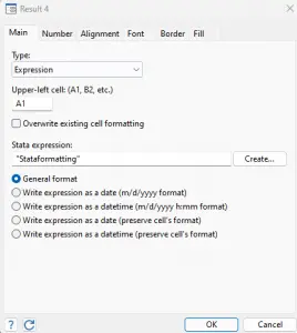 Using Putexcel to Export Stata results into Excel | The Data Hall