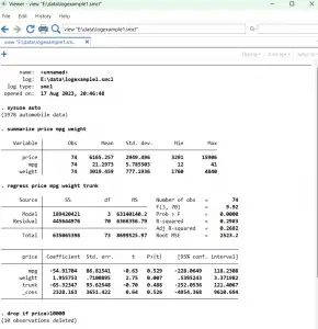 Creating Log File in Stata | The Data Hall
