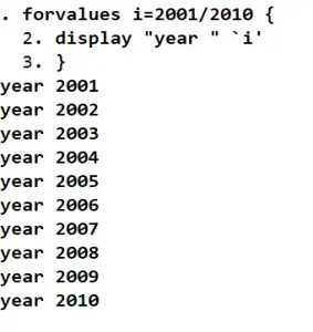 Nested Loop in Stata | The Data Hall