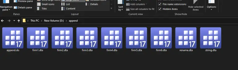 How to Append (Stack) Data in Stata | The Data Hall