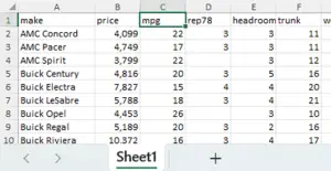 Import and Export an Excel File in Stata | The Data Hall