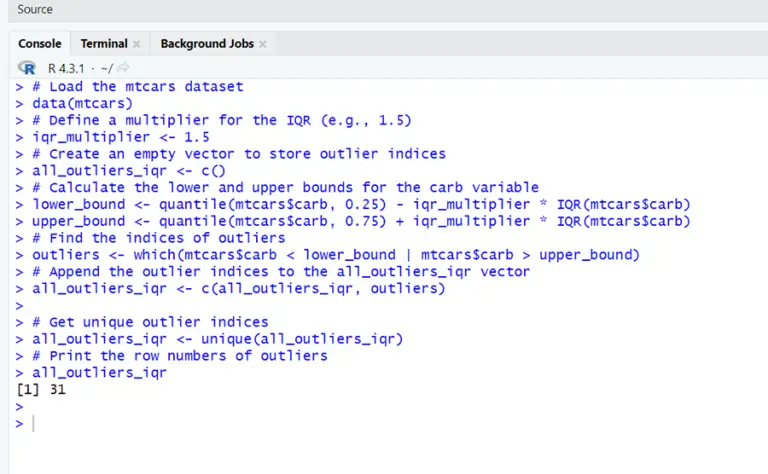 Identifying and Treat Outliers in R | The Data Hall