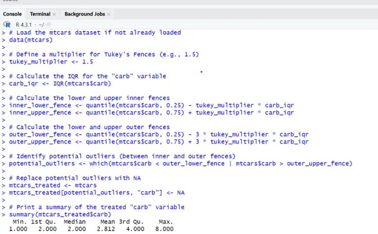 Identifying and Treat Outliers in R | The Data Hall