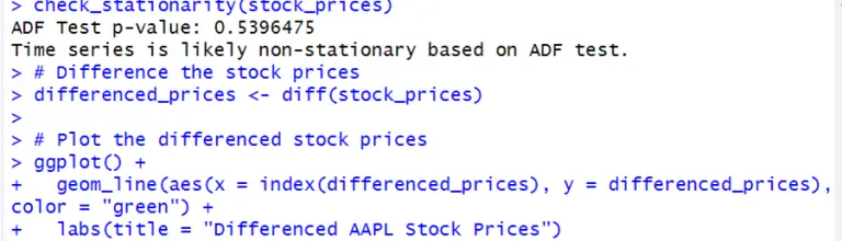 Stationarity in Time Series Data Using R | The Data Hall